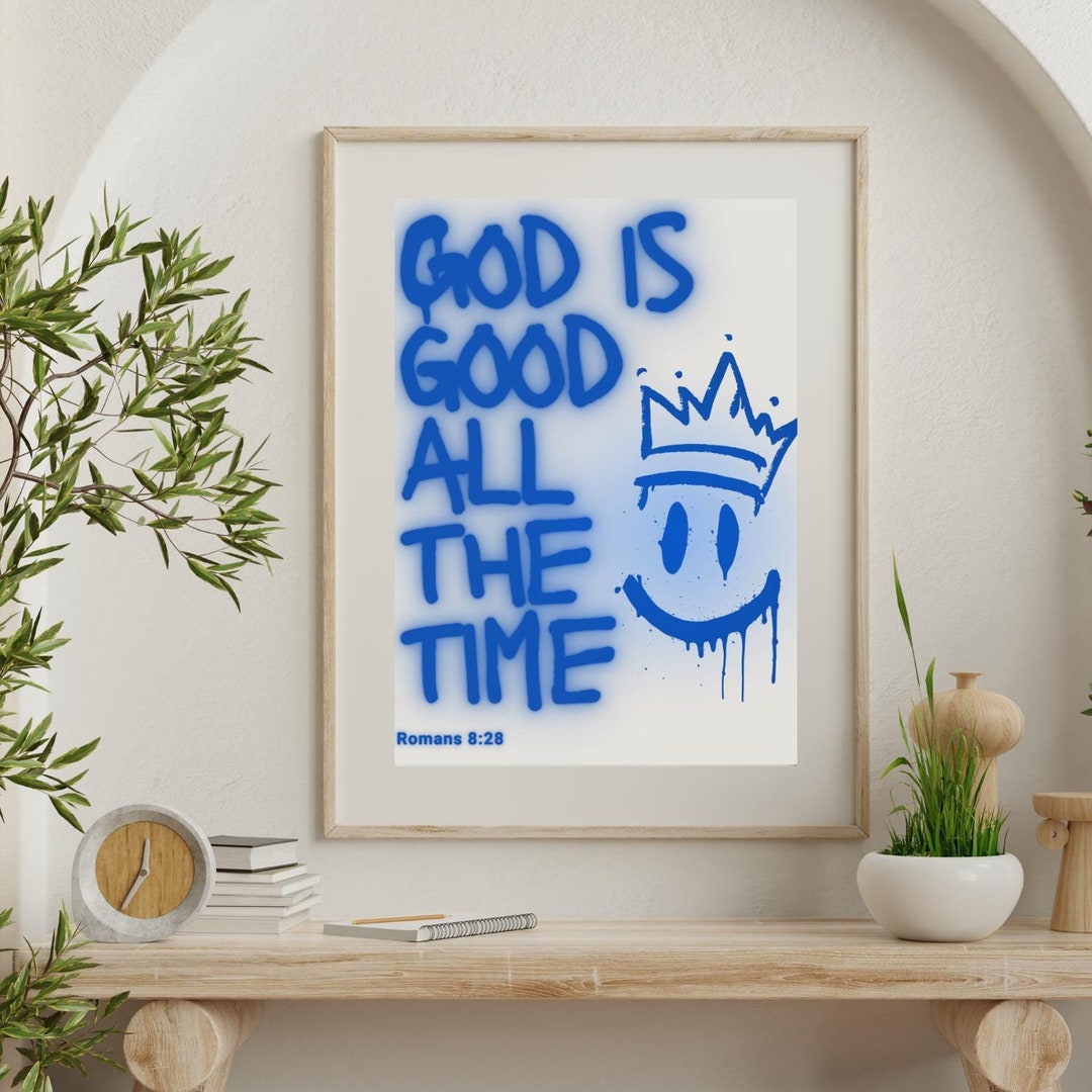 God is Good Poster: Christian Art Print (digital Download) - Etsy