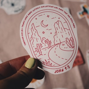 Colorful Aesthetic Christian Sticker Pack | 17 Stickers | - Etsy