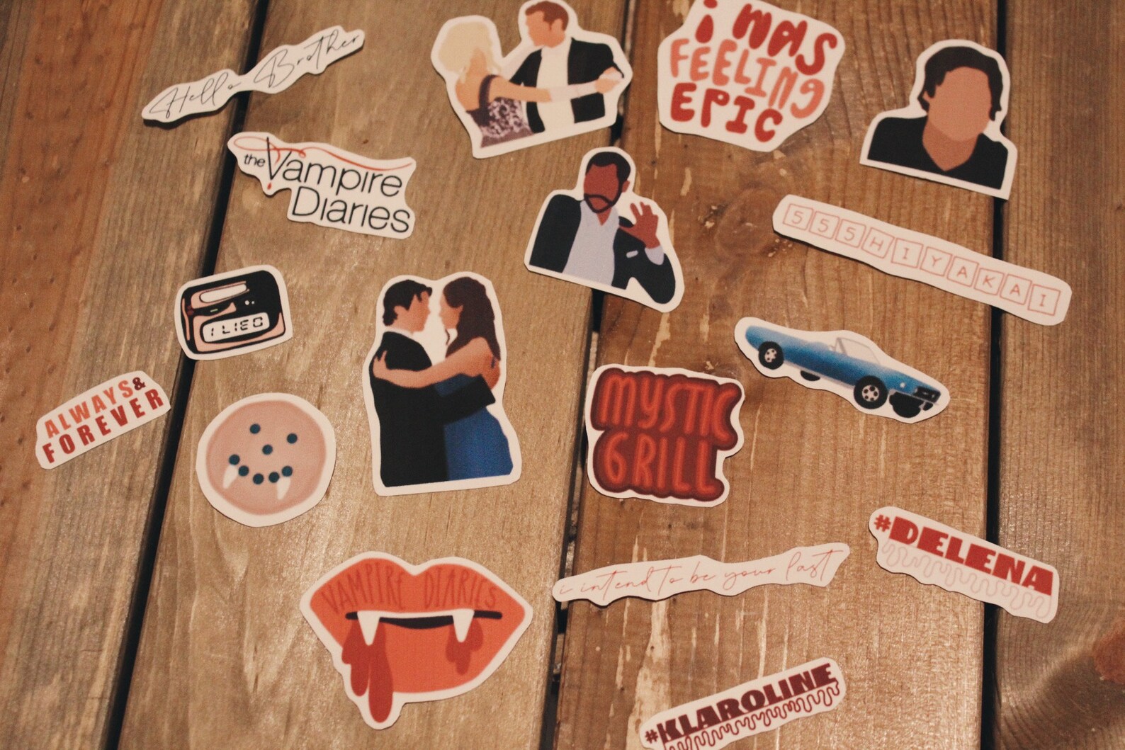 The Vampire Diaries Sticker Pack 17 | Etsy