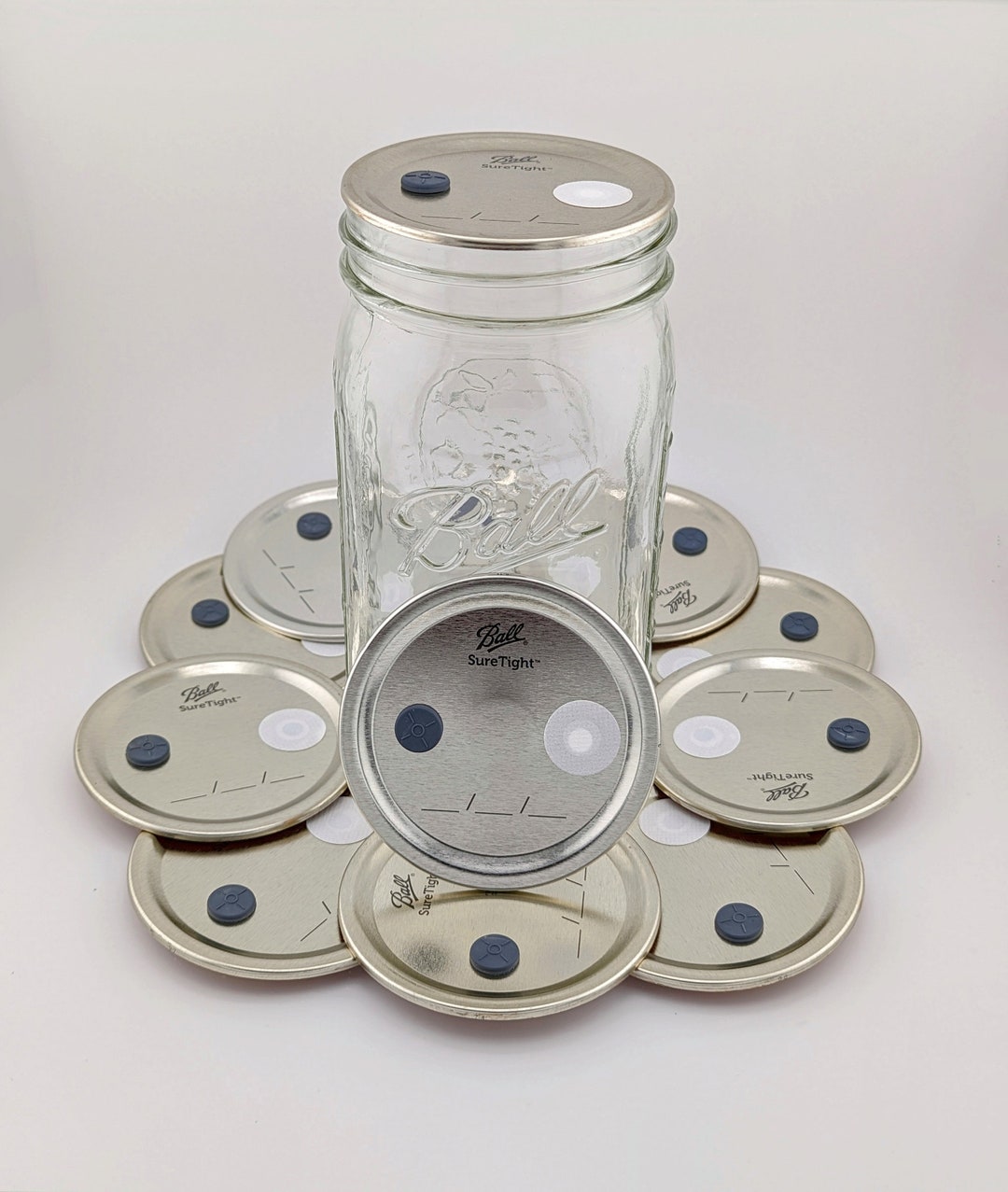 12 Wide Mouth Lids With Injection Port & 0.3μm Filter Patch, Reliable ...