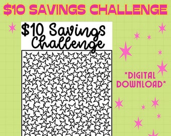 Flower Power 10 Dollar Savings Challenge - Etsy