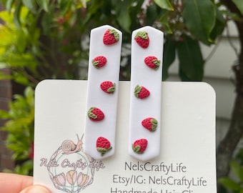 Strawberry Claw Clip | Festival Accessories | Hair Accessories | Cute ...