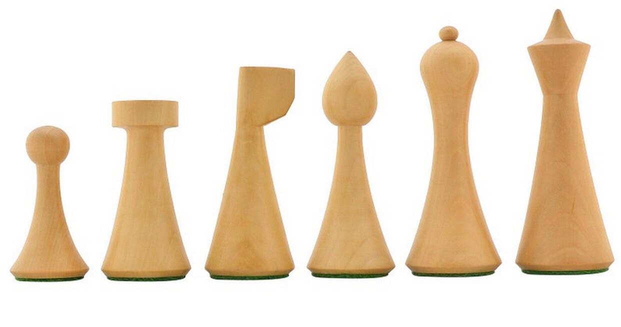 Juego de ajedrez moderno reproducido mid century minimalista | Etsy