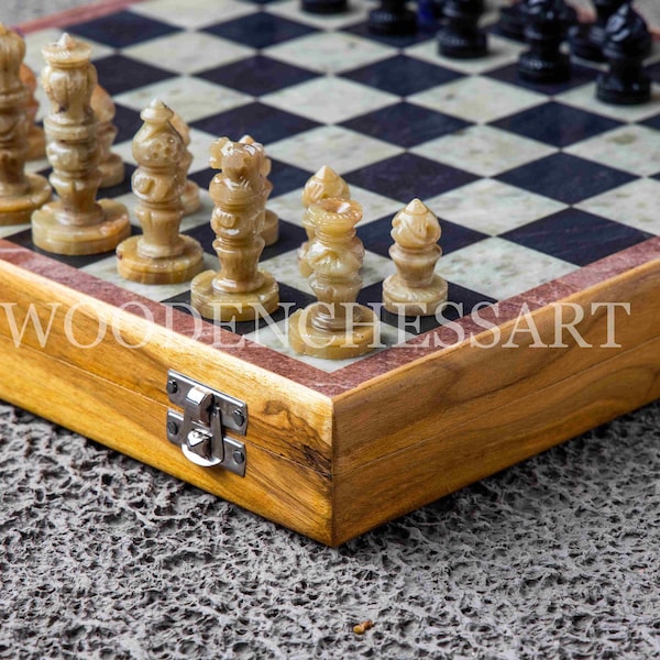 Stone Chess Set - Etsy