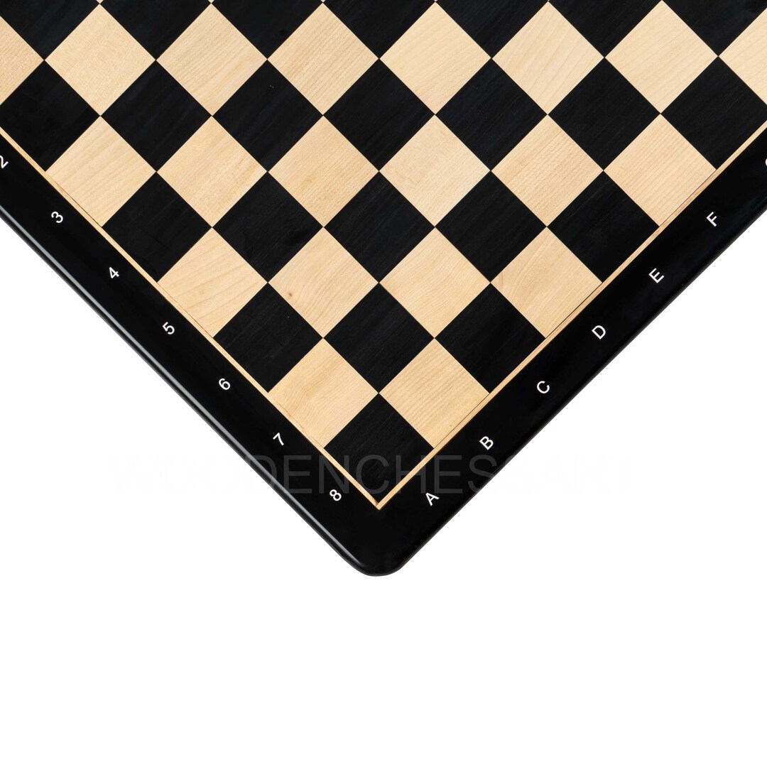 Premium Chessboard Only in Ebony & Maple Wood (without Notation) - Etsy Premium Chessboard Only in Ebony & Maple Wood (without Notation) - Etsy