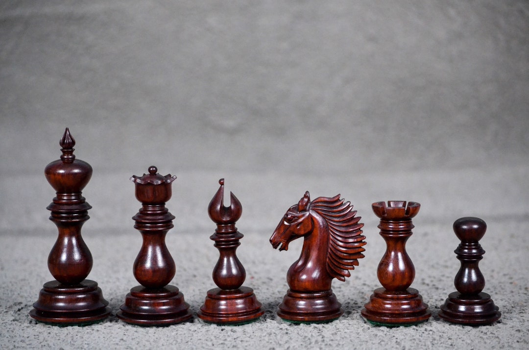 4.6 Altamur II Staunton Luxury Chess Pieces Only in Bud - Etsy