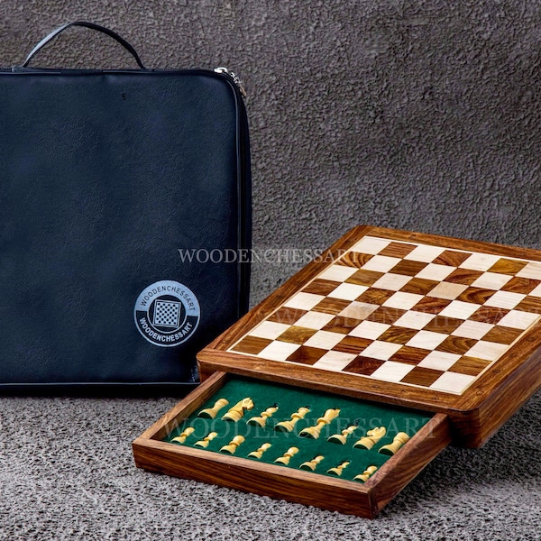 Leather Chess Set - Etsy