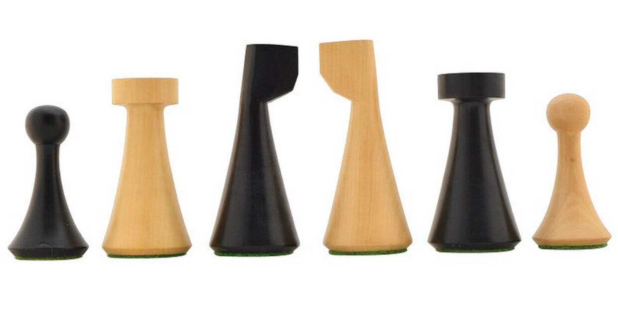 Juego de ajedrez moderno reproducido mid century minimalista | Etsy