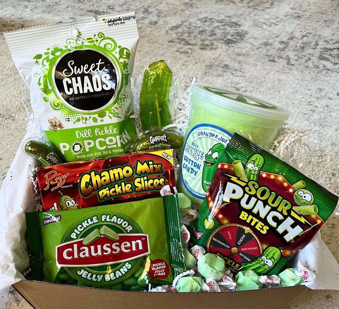 Pickle Gift Box – Fun & Quirky Pickle-themed Snacks for Pickle Lovers ...