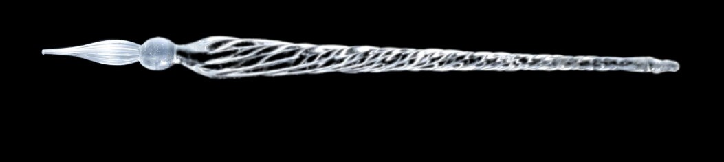 Handblown Glass Inkwell Modern Style Glass Pen Elegant Glass-inkwell ...