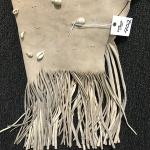 Cheyenne Woman's Regalia Leather & Cowrie Shell Dress for Pot-latch and ...