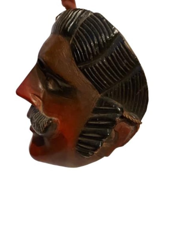 ANTIQUE Guatemalan Native ceremonial dance mask, circ… - Gem