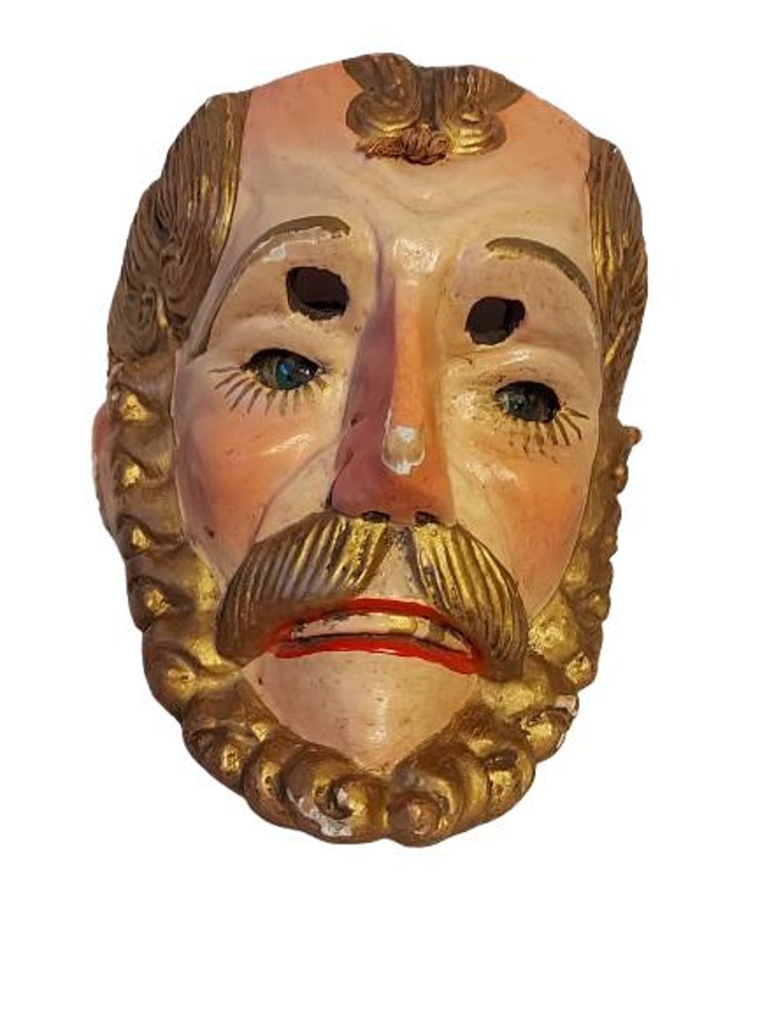 Guatemalan Antique Rare Ceremonial Dance Mask From Guatemala Made in ...