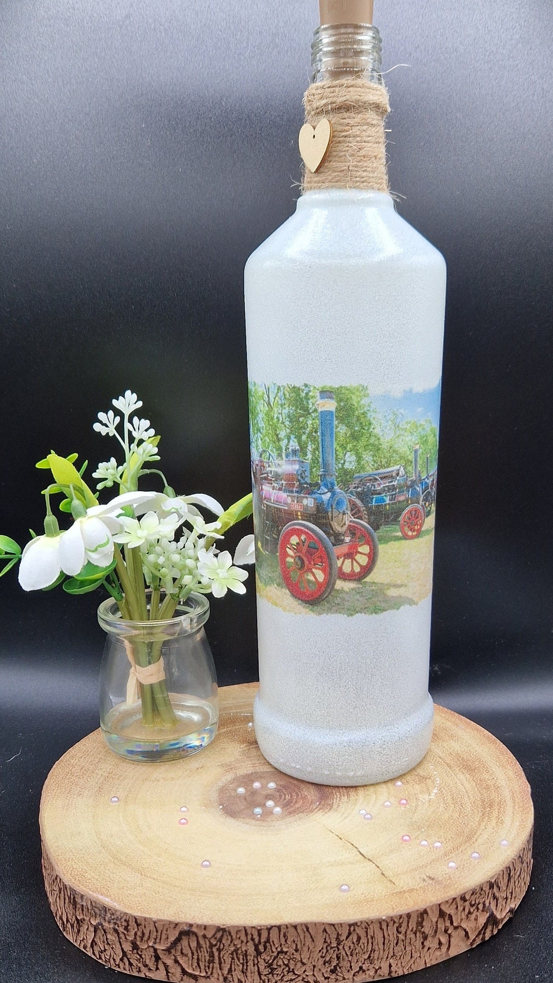 Traction Engine Steam Engine Light up Bottle - Etsy