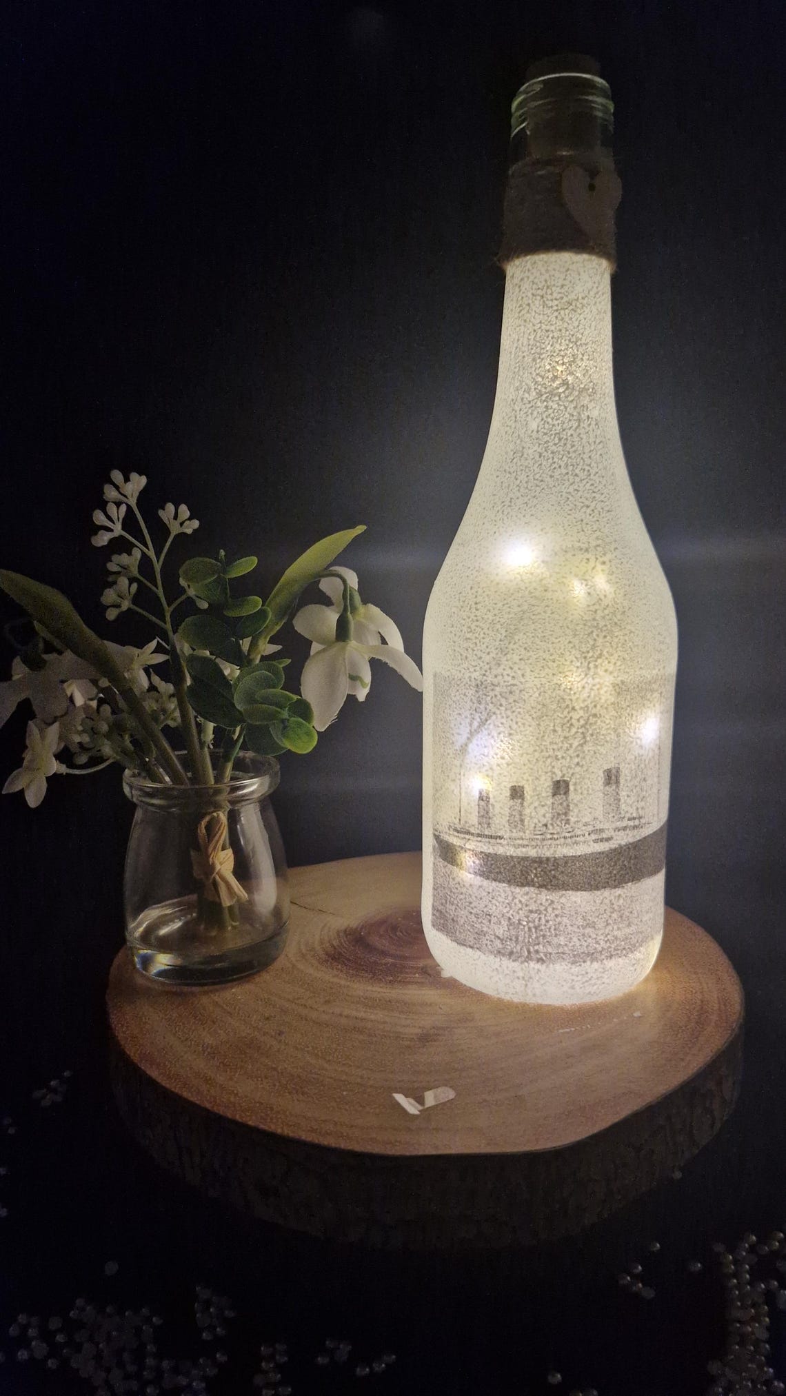 Handcrafted Titanic Light up Bottle – Illuminated Nautical Decor ...