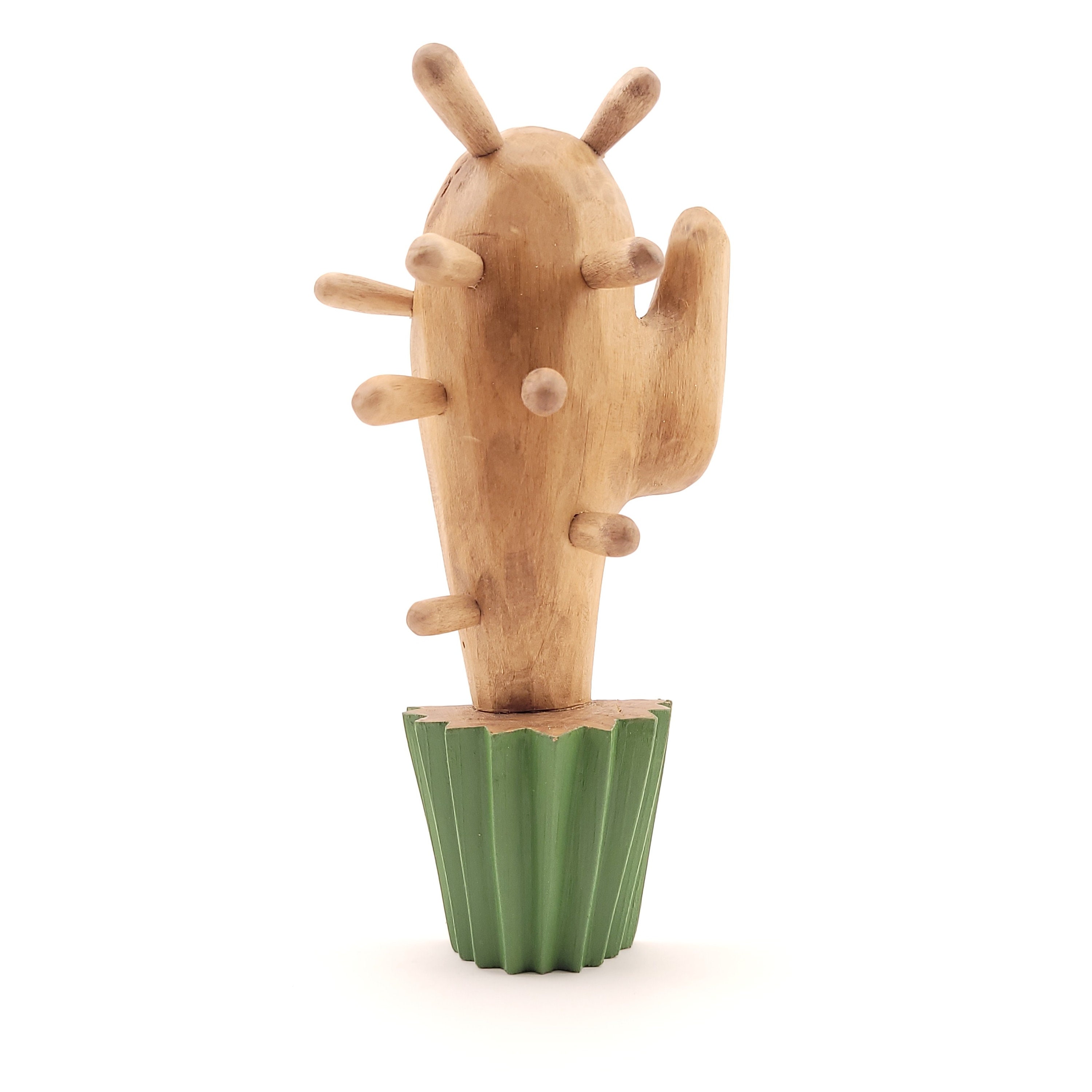 Wooden Cactus Sculpture for Wall Decoration Hallway - Etsy