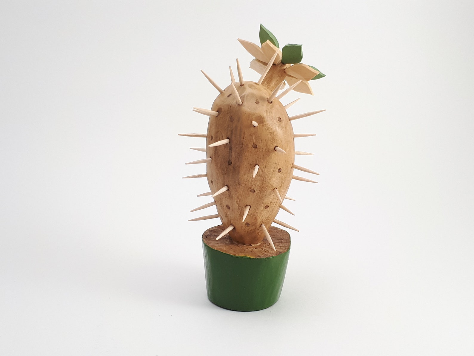 A Flower Made of Wood, A Cactus to Decorate the House, A Detail for a ...