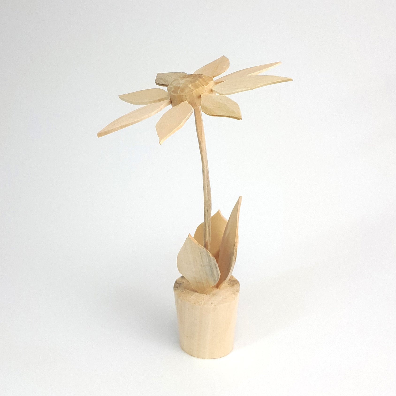 Una flor de madera para ti o como regalo para tus amigos, una flor en ...