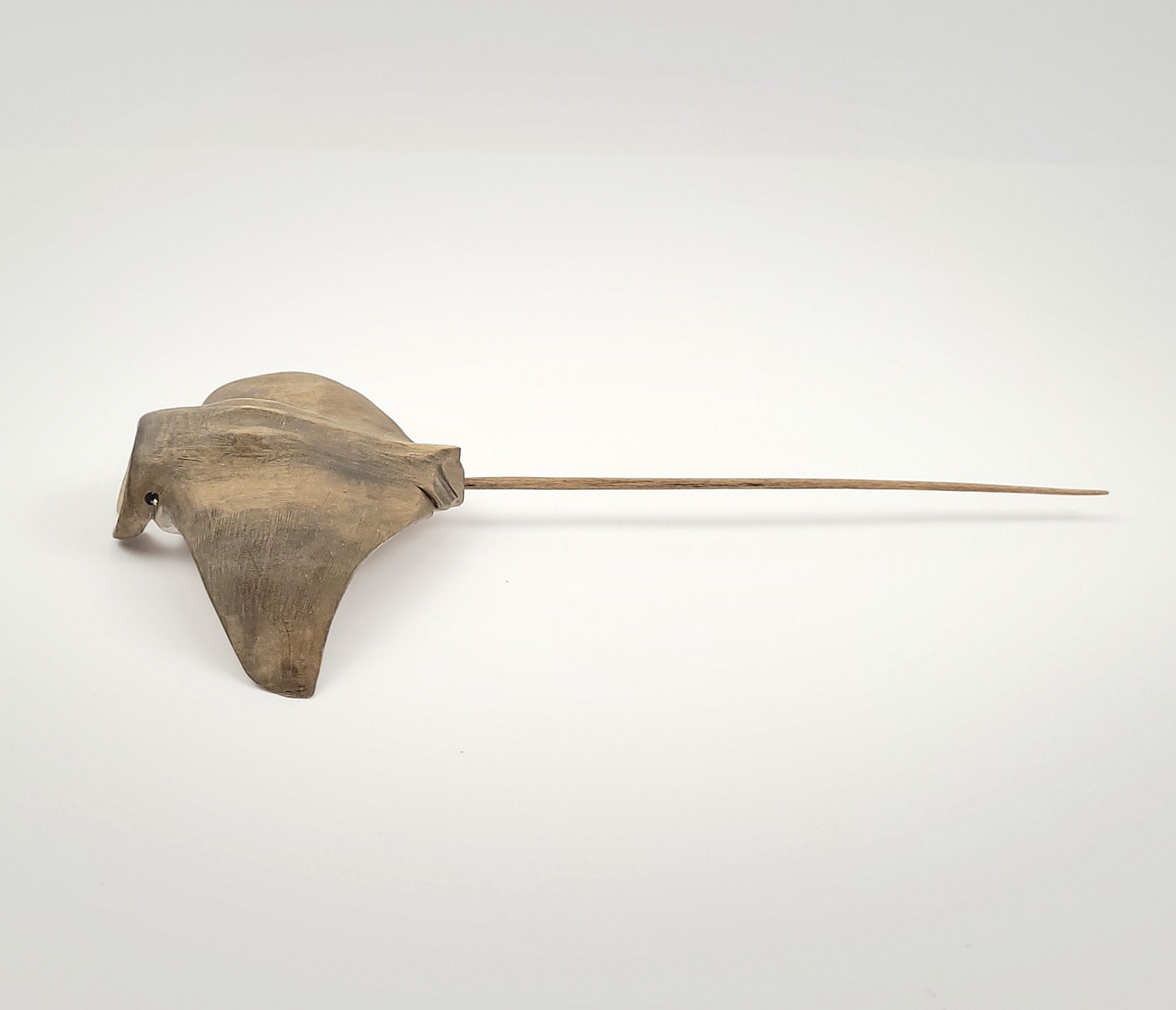 Wooden Gray Stingray Sculpture Manta Ray Statue Giant Wood - Etsy