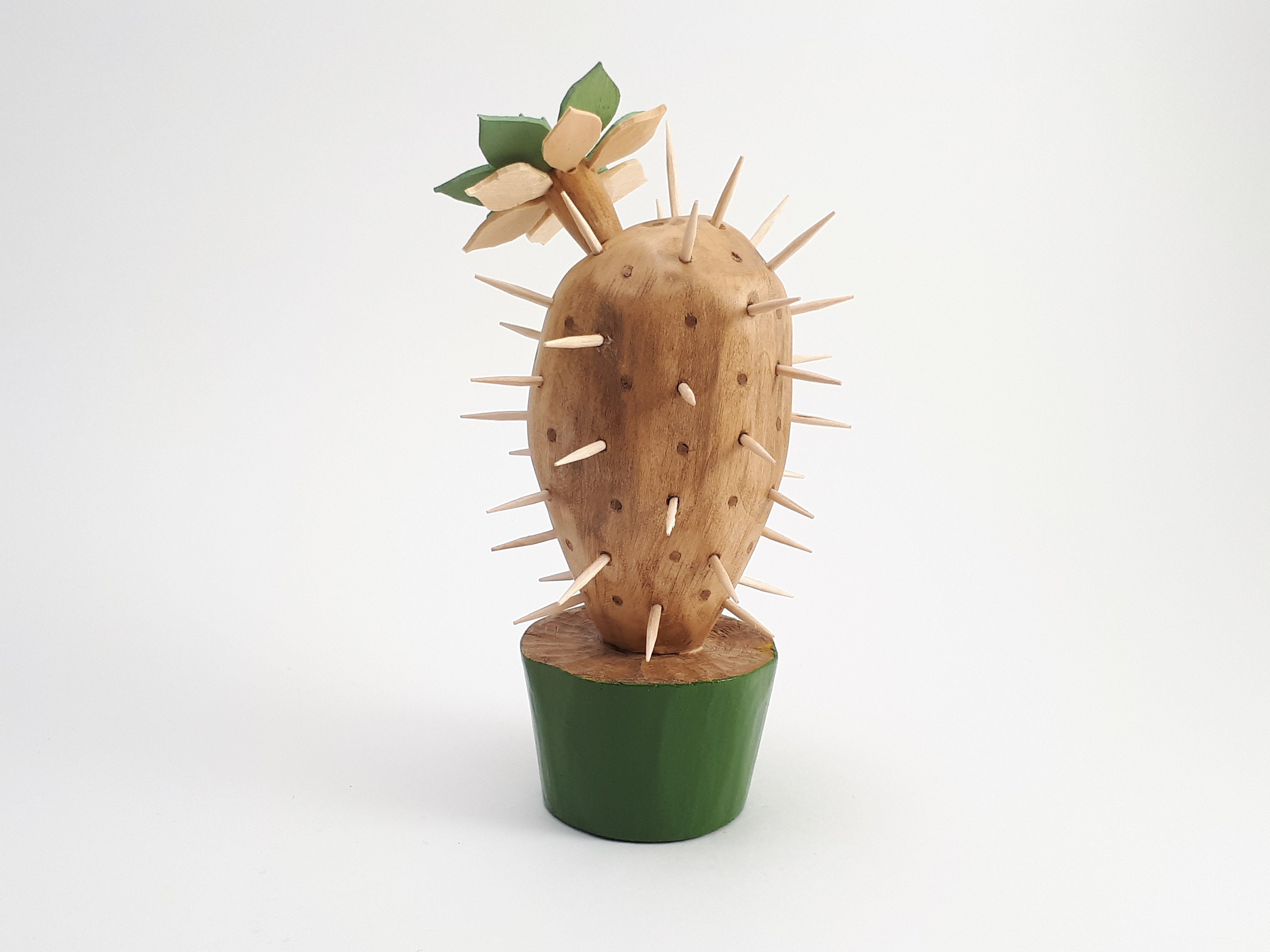 A Flower Made of Wood, A Cactus to Decorate the House, A Detail for a ...