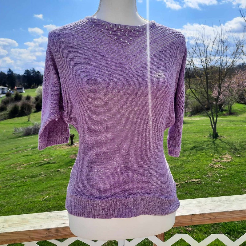 Light Purple Sweater - Etsy