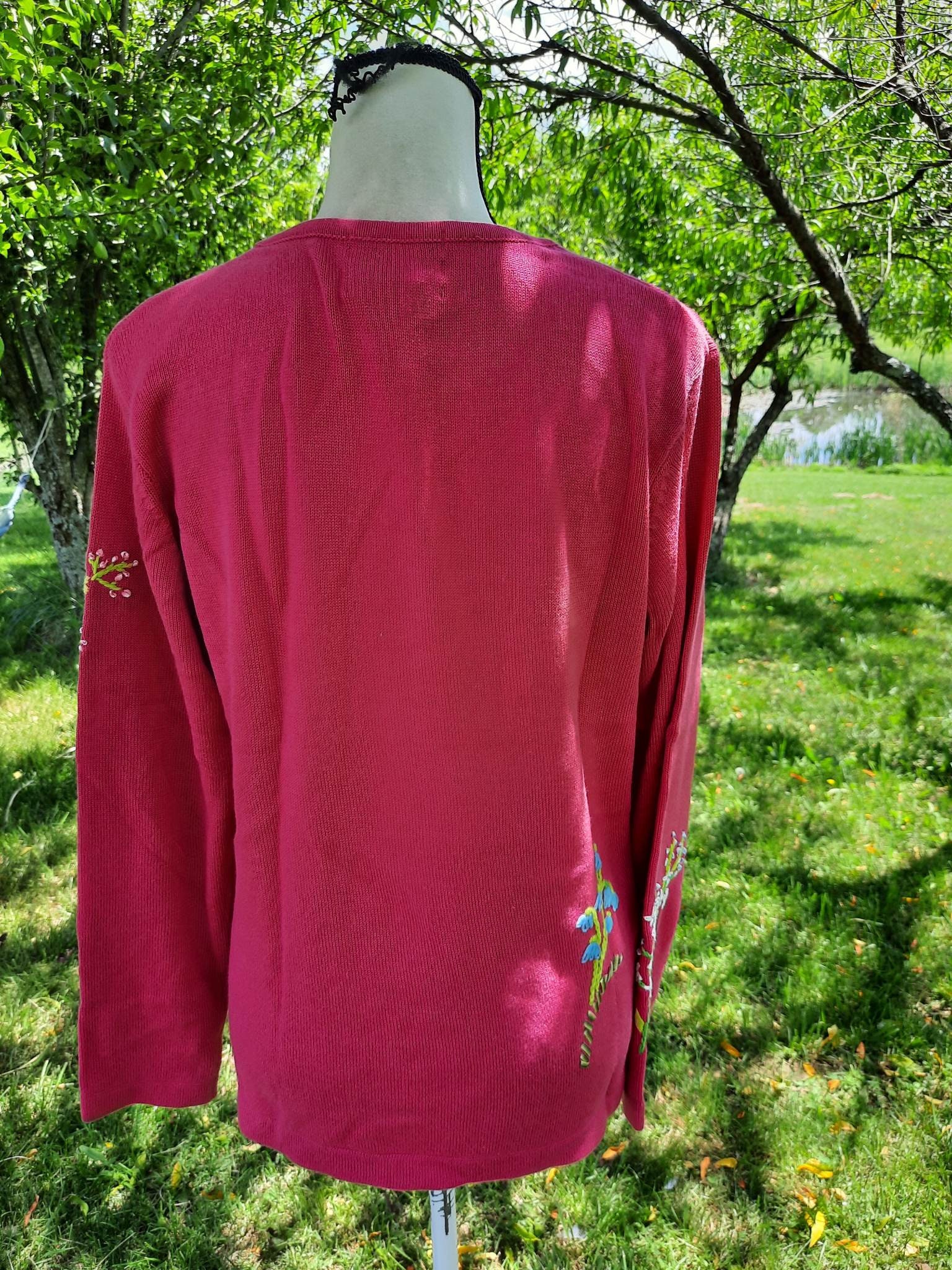 Gorgeous the Quacker Factory Pink, Purple, Blue, Green Floral Easter ...