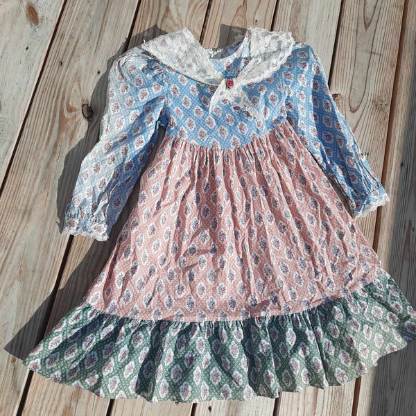 Girls Prairie Dress - Etsy