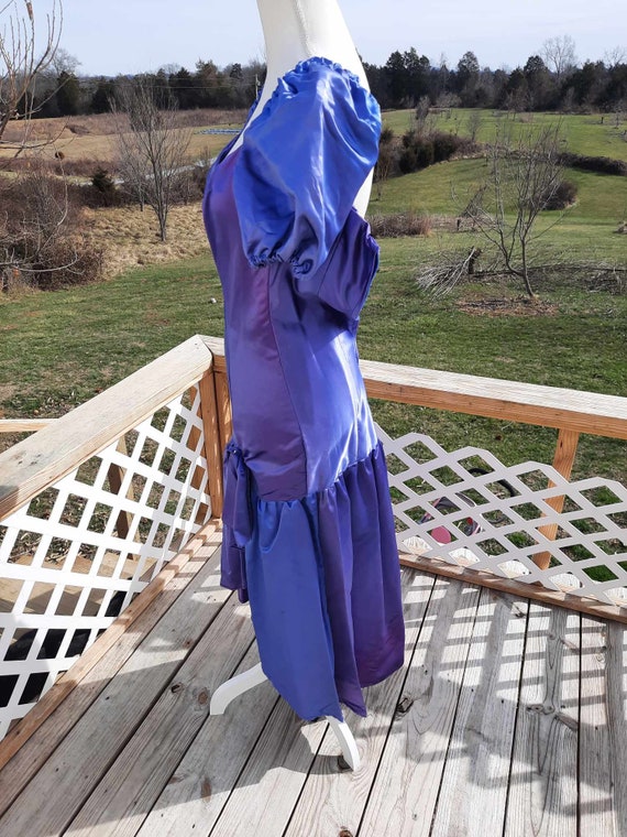 1980s formal purple prom dress, homecoming, costume, … - Gem