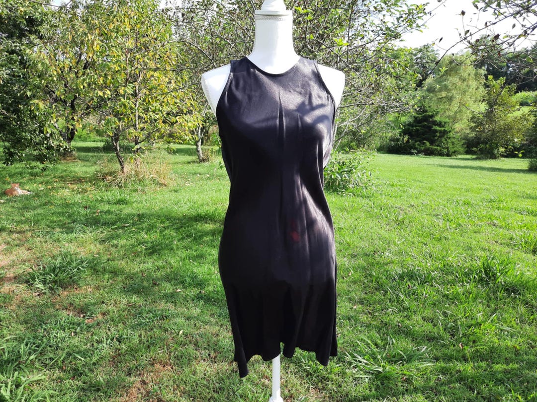 1990s-y2k All That Jazz Black LBD Dance Dress, Short, Witchy, Grunge ...