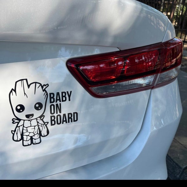 Baby Groot Decals - Etsy