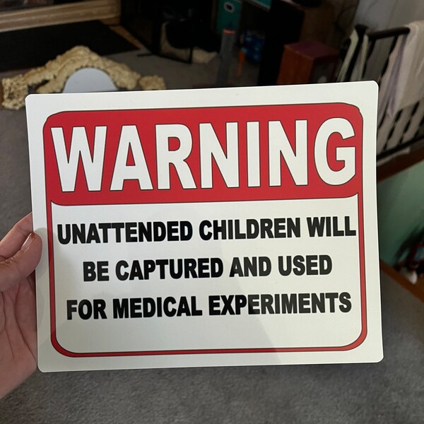 Unattended Children - Etsy