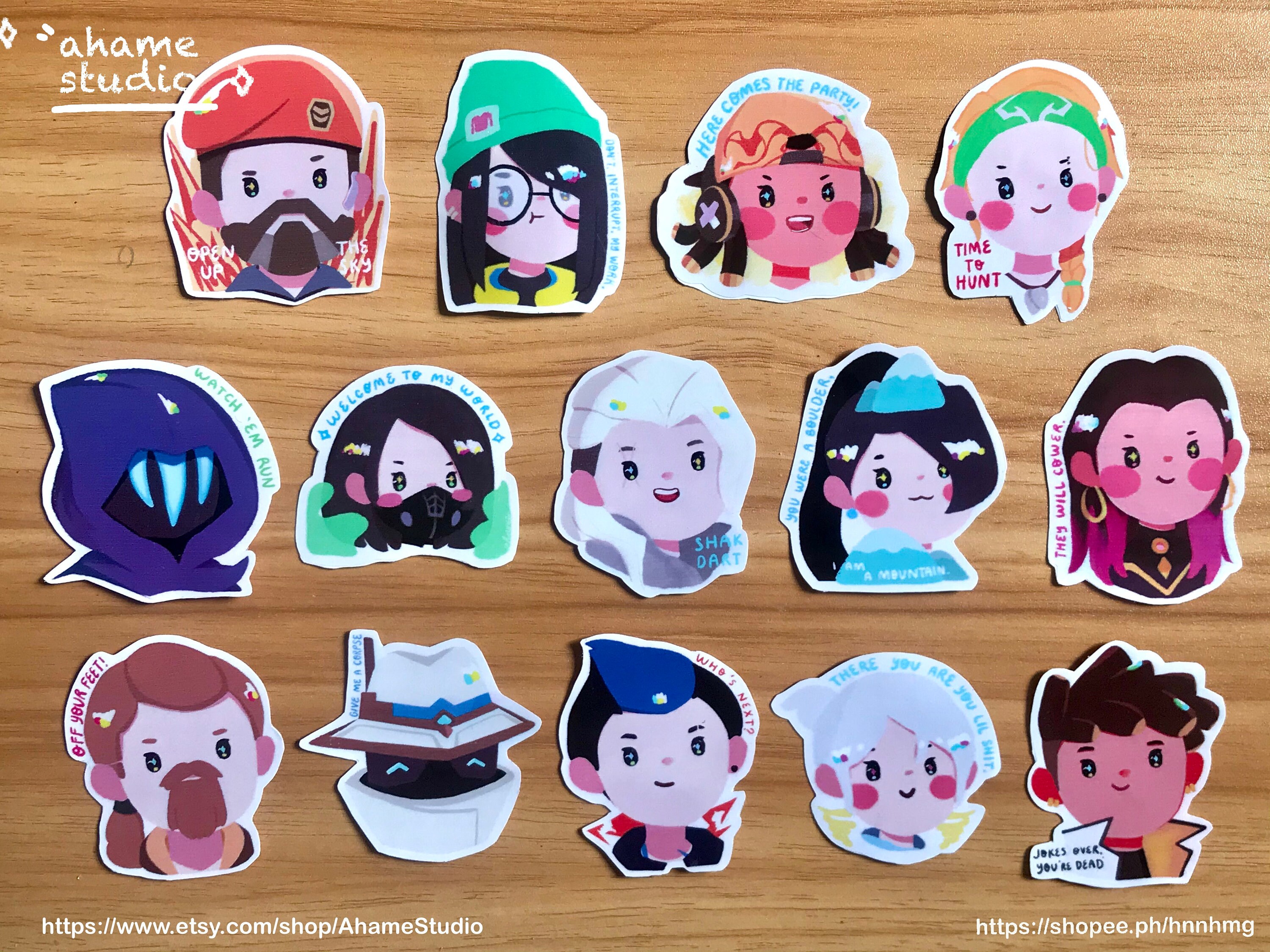 Valorant Stickers | Etsy