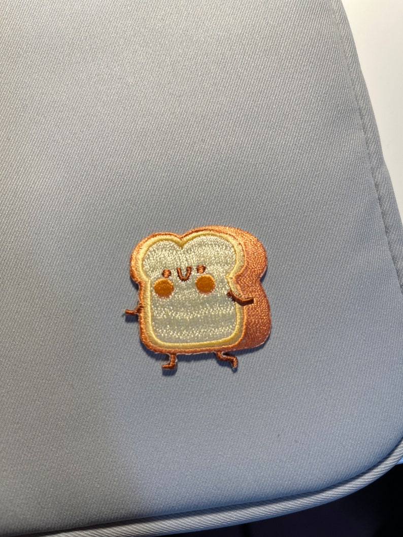 Breakfast Toast Avocado Egg embroidery Self Adhesive - Etsy