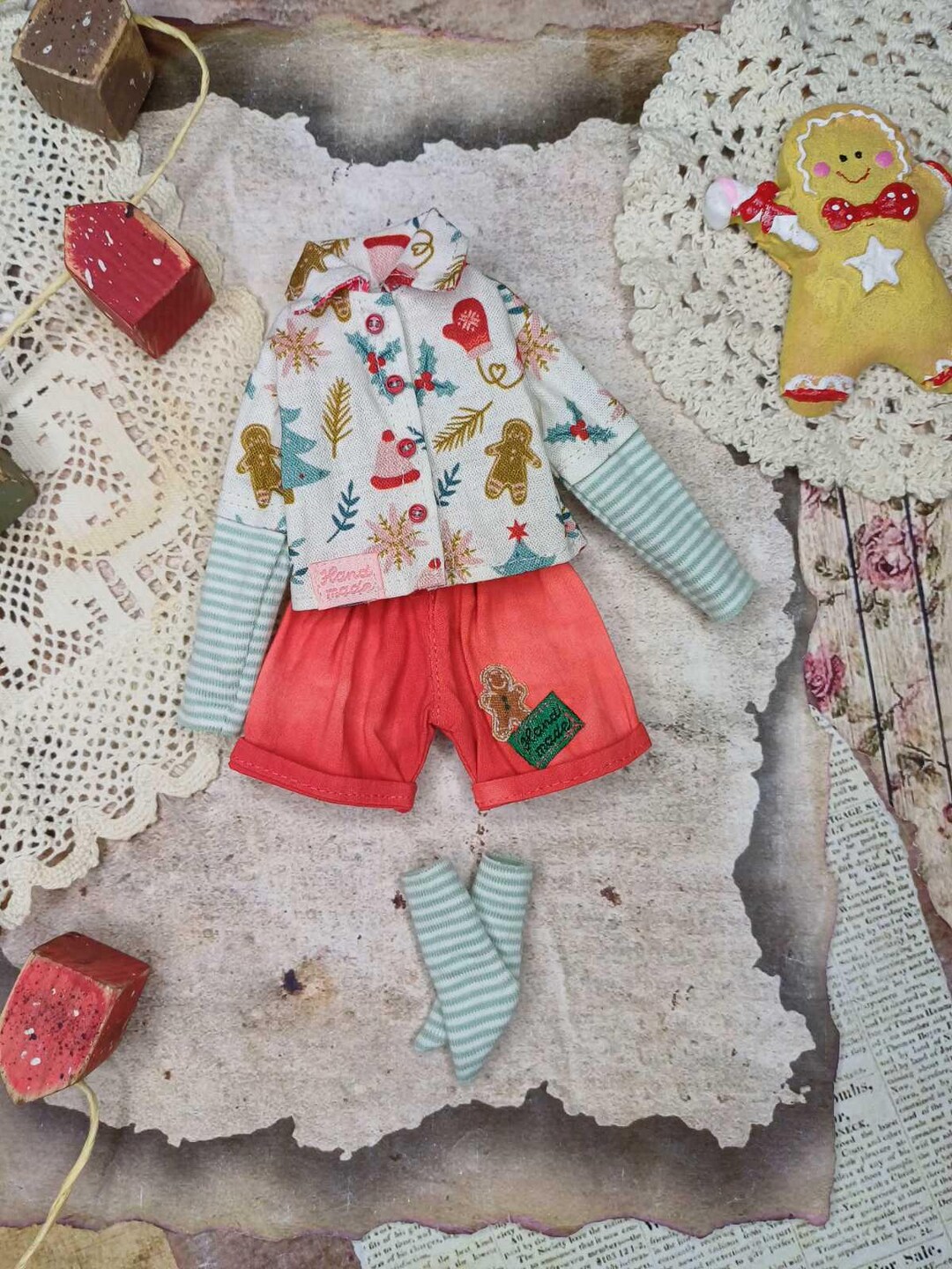 Blythe Christmas Outfit, Blythe Clothes, Blythe Christmas - Etsy