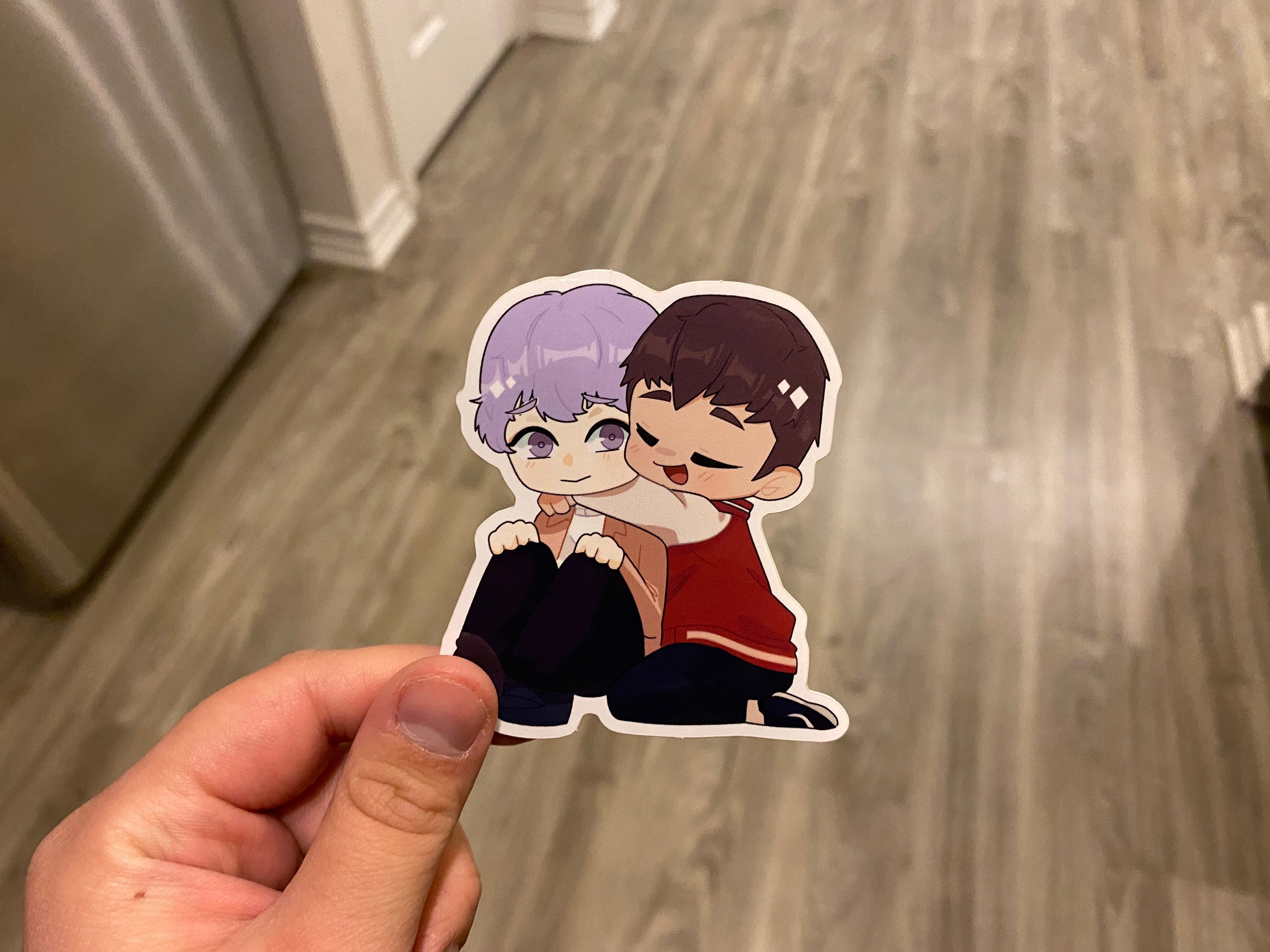 Pearl Boy Stickers | Kang Dooshik & Suha Weatherproof Sticker | Yaoi ...
