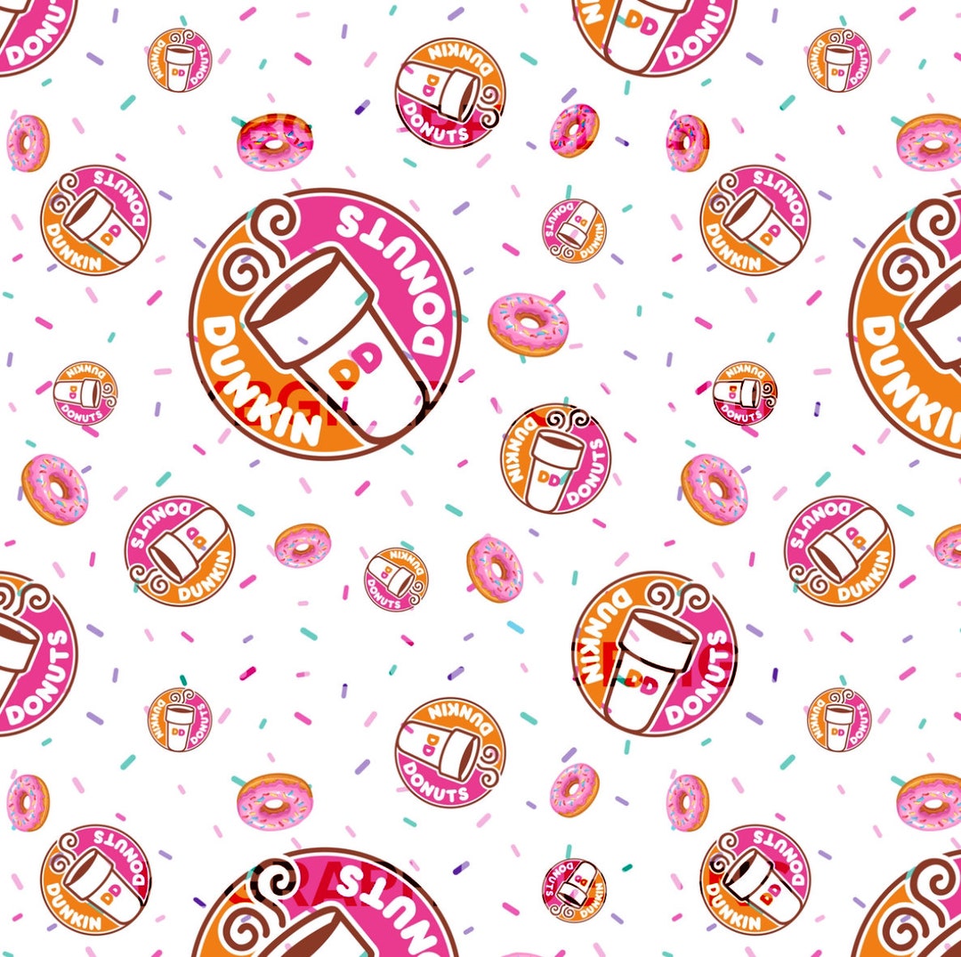 Dunkin Seamless Pattern - Etsy