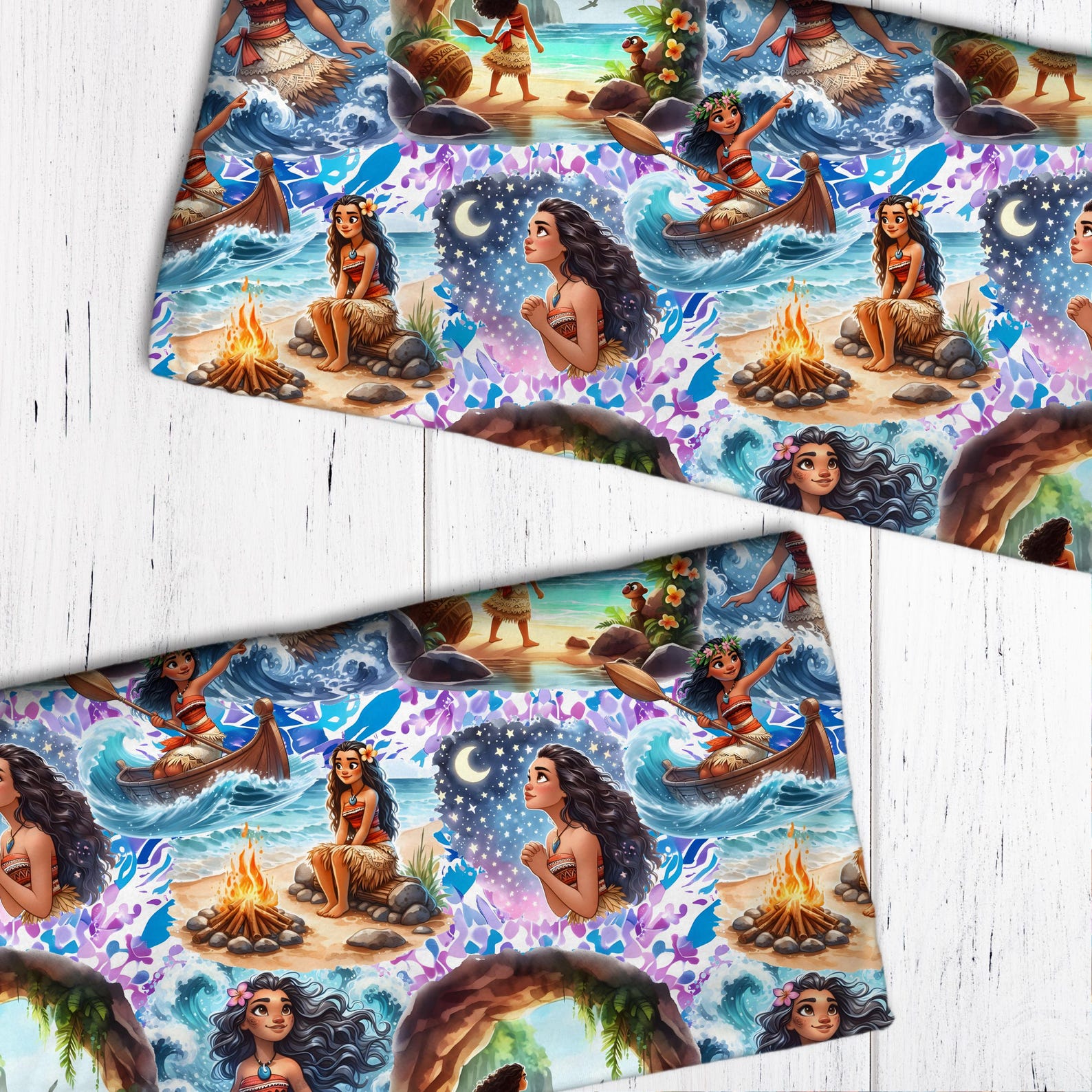Moana Seamless Pattern - Etsy