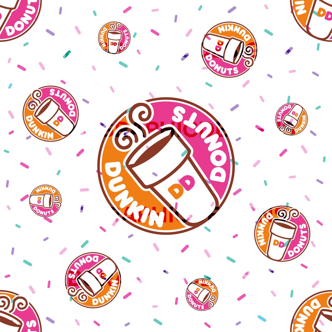 Dunkin Seamless Pattern - Etsy