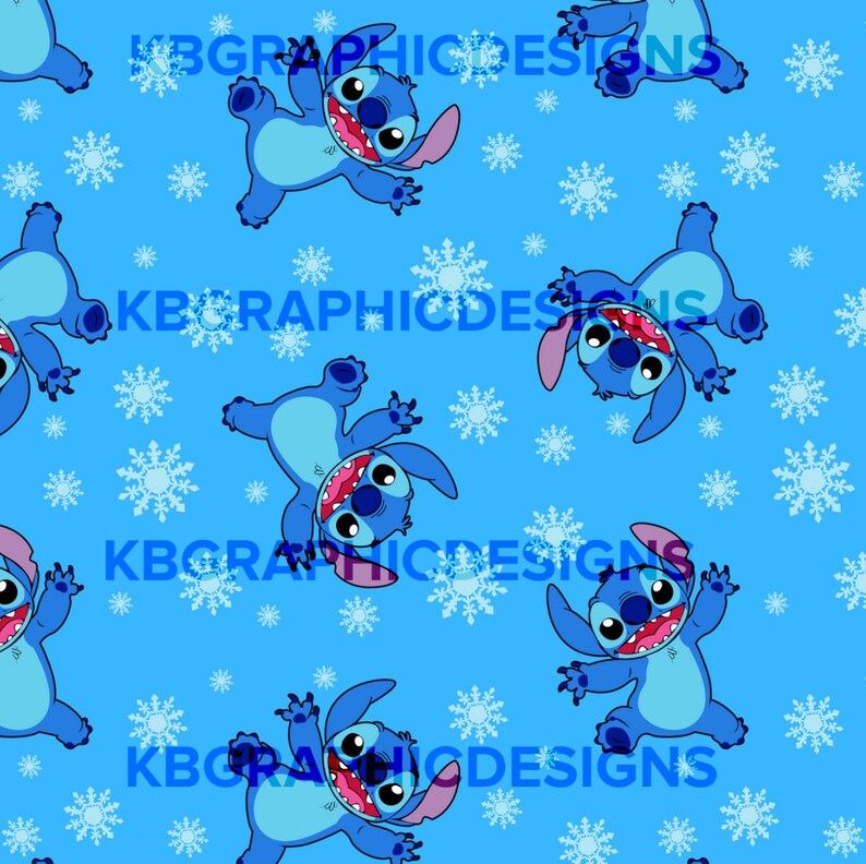 Winter Stitch Dark Blue Seamless Pattern - Etsy