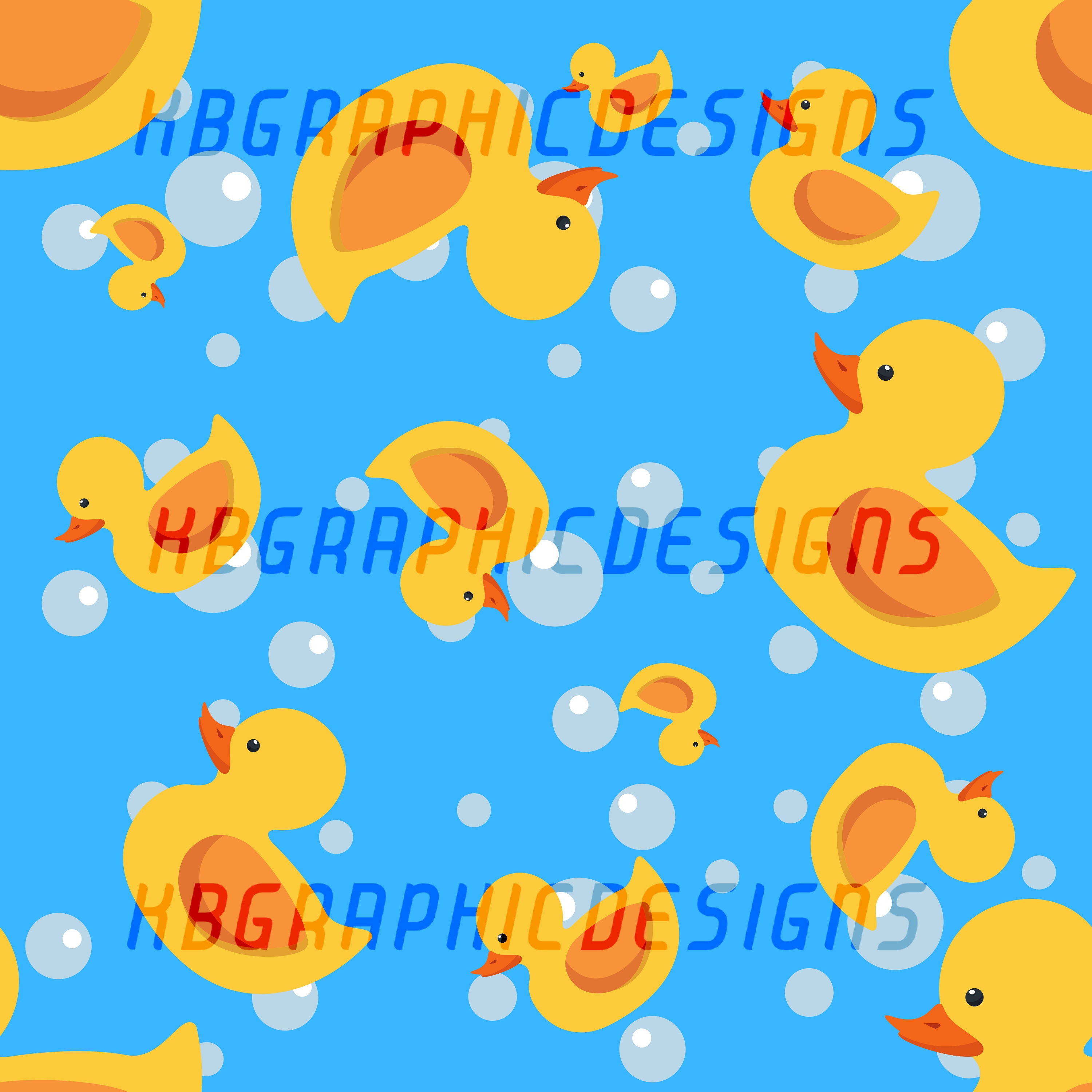 Rubber Ducky Seamless Pattern - Etsy