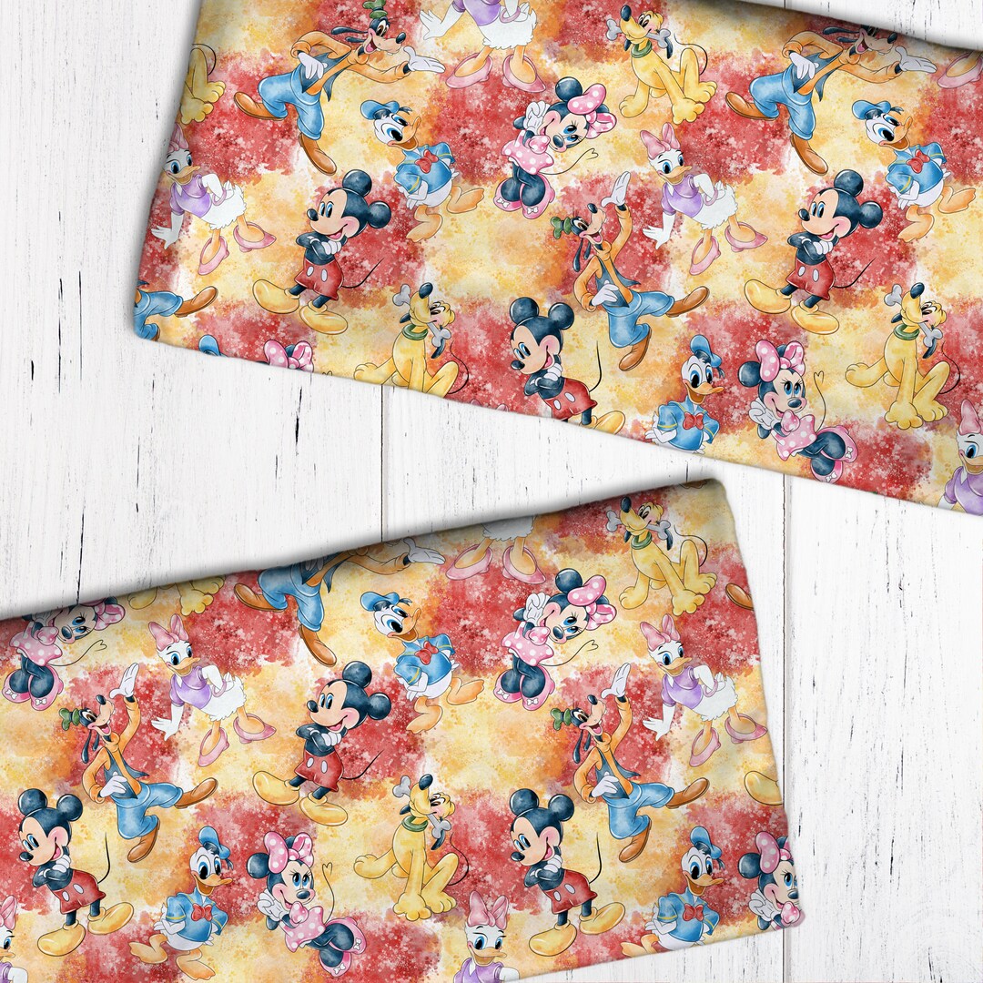 Mickey & Friends Seamless Pattern - Etsy