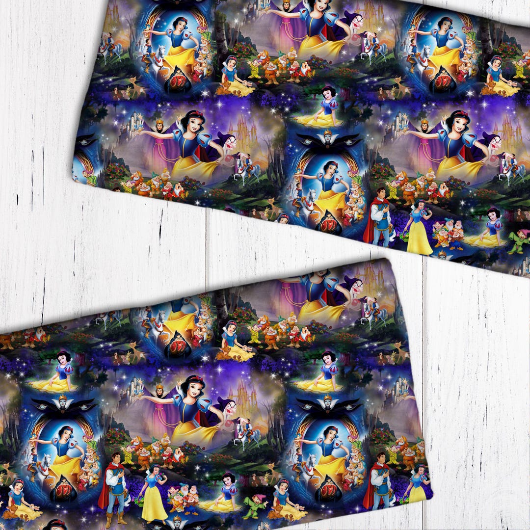 Princess Snow White Seamless Pattern - Etsy