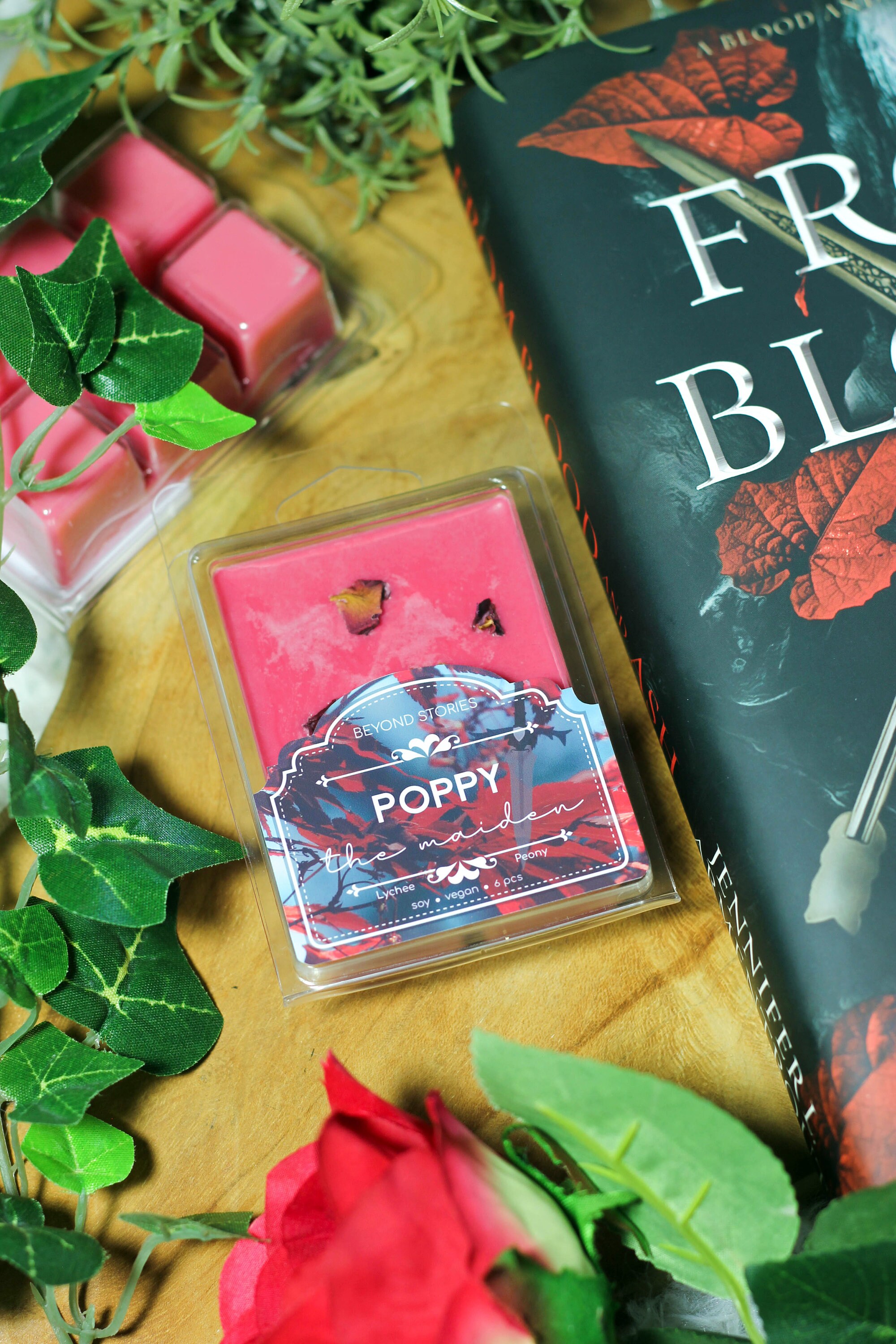Poppy the Maiden From Blood and Ash Inspired Soy Wax Candle - Etsy