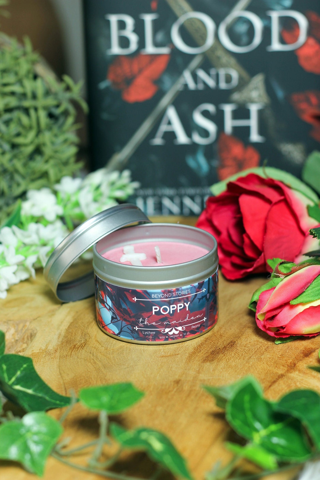 Poppy the Maiden From Blood and Ash Inspired Soy Wax Candle - Etsy
