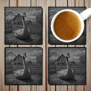 Glowforge Laser Ready Farm Animals Set of 10 Coaster Engraving- Digital ...