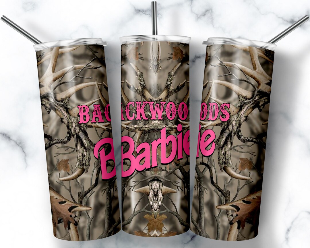 Backwoods Girl Hunting Camo 20oz Straight and Tapered Tumbler Templet ...