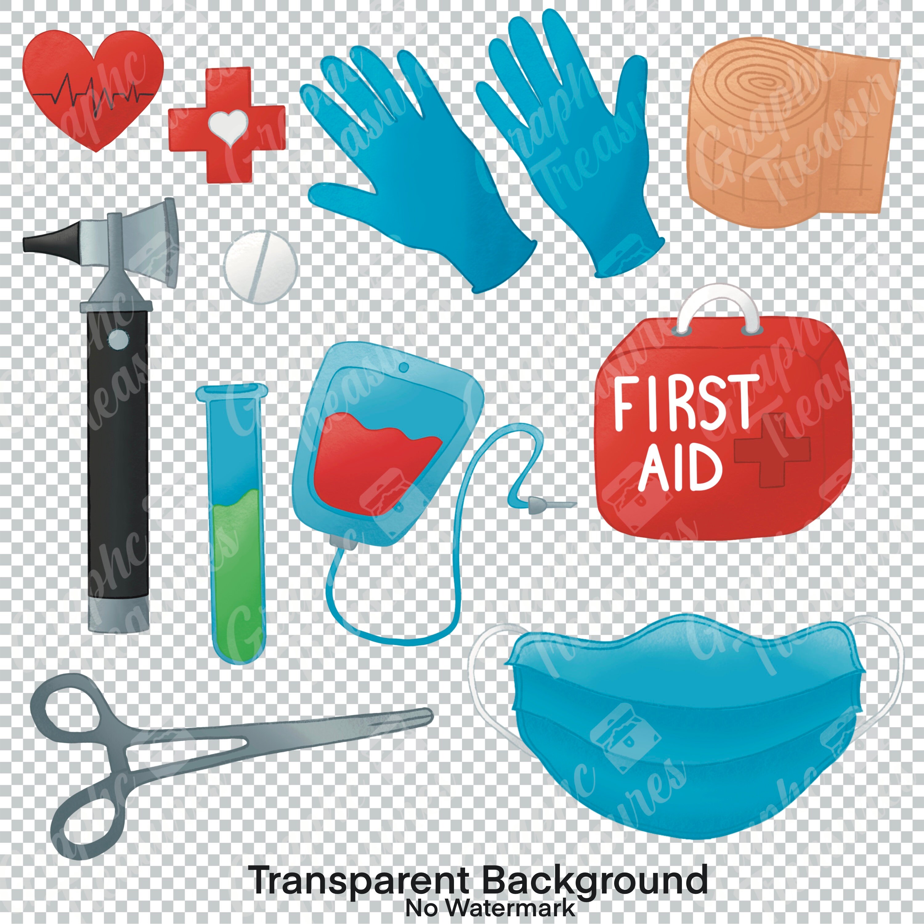 Doctor Nurse Medical CNA Clipart 22 PNG Transparent Background - Etsy