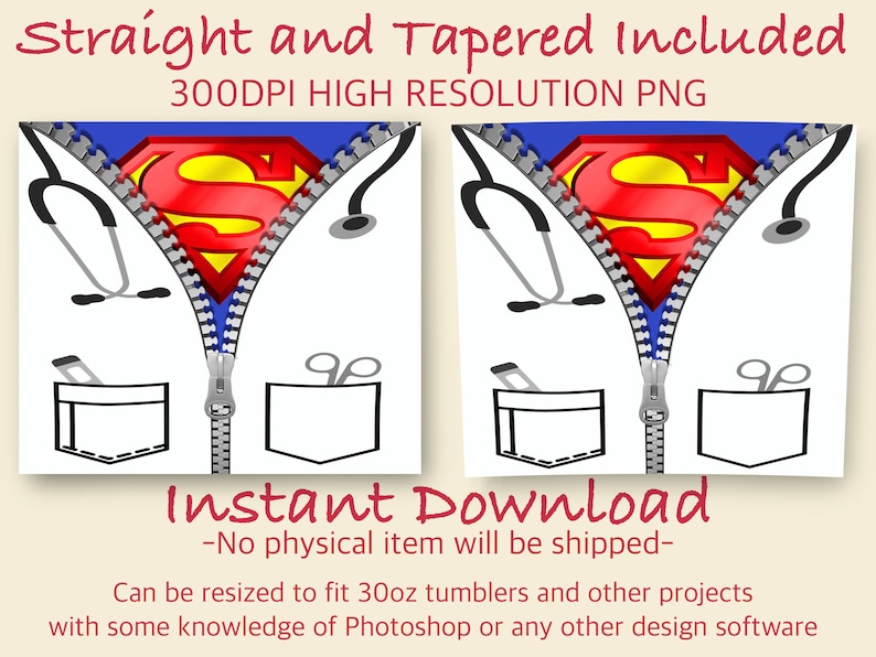 Super Hero CNA Doctor Nurse Lab Coat White 20oz Straight and Tapered ...