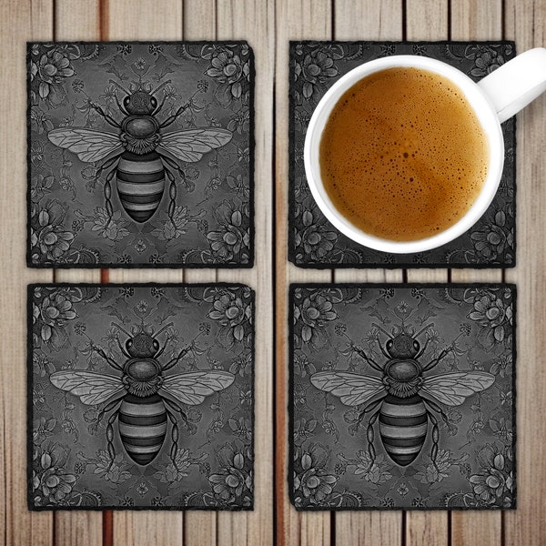 Bee Coasters - Etsy