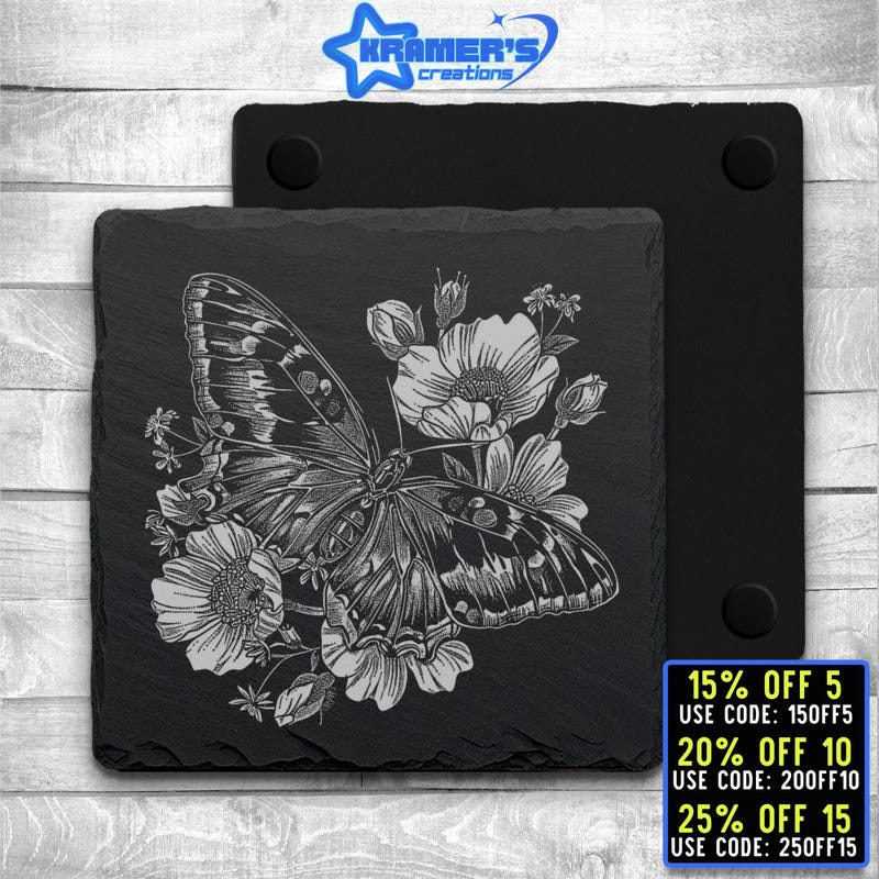 Butterfly Engraving - Etsy